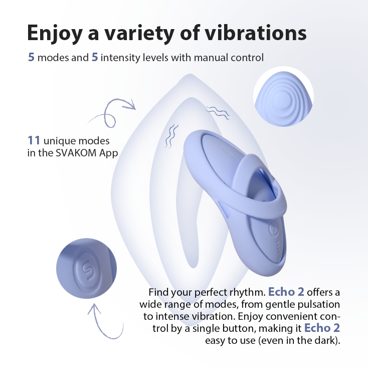 ECHO 2 | Flexible Finger Vibrator - SVAKOM®